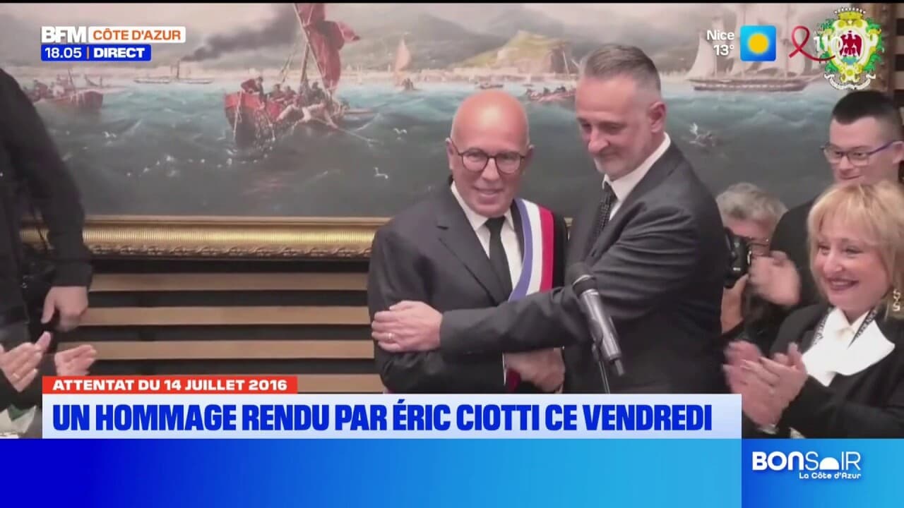 L'écharpe de maire d'Eric Ciotti remise par Franck Terrier : un geste ...