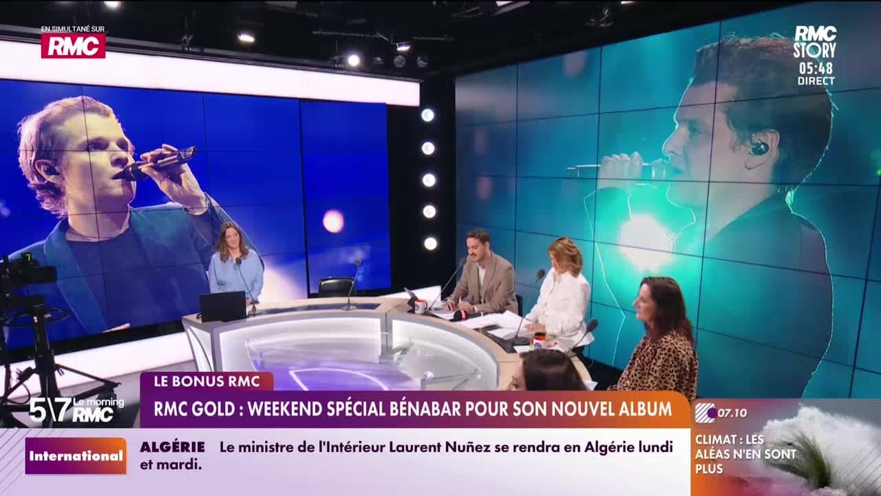 Le bonus RMC : RMC Gold, week-end spécial Bénabar pour son nouvel album ...