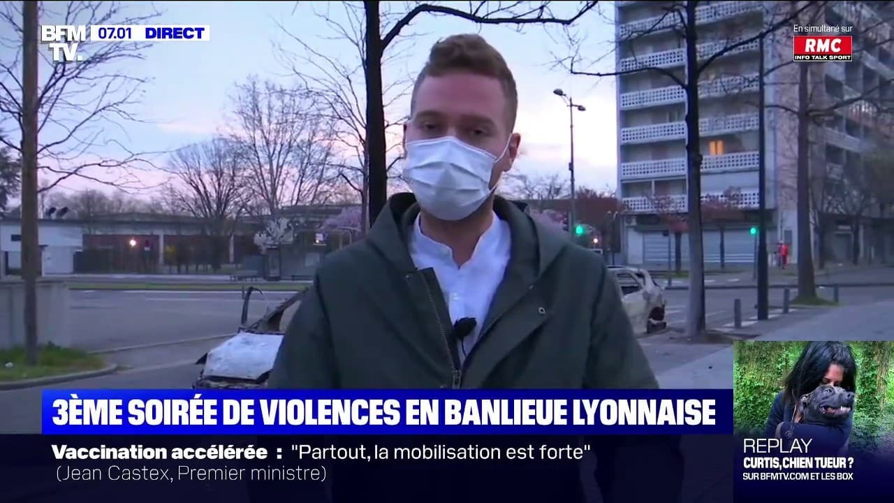 Une troisième soirée de violences en banlieue de Lyon, cinq personnes ...