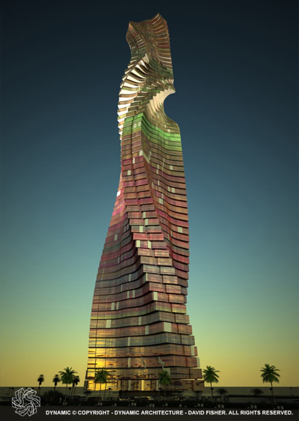 Un architecte conçoit une tour où chaque logement tourne sur lui-même