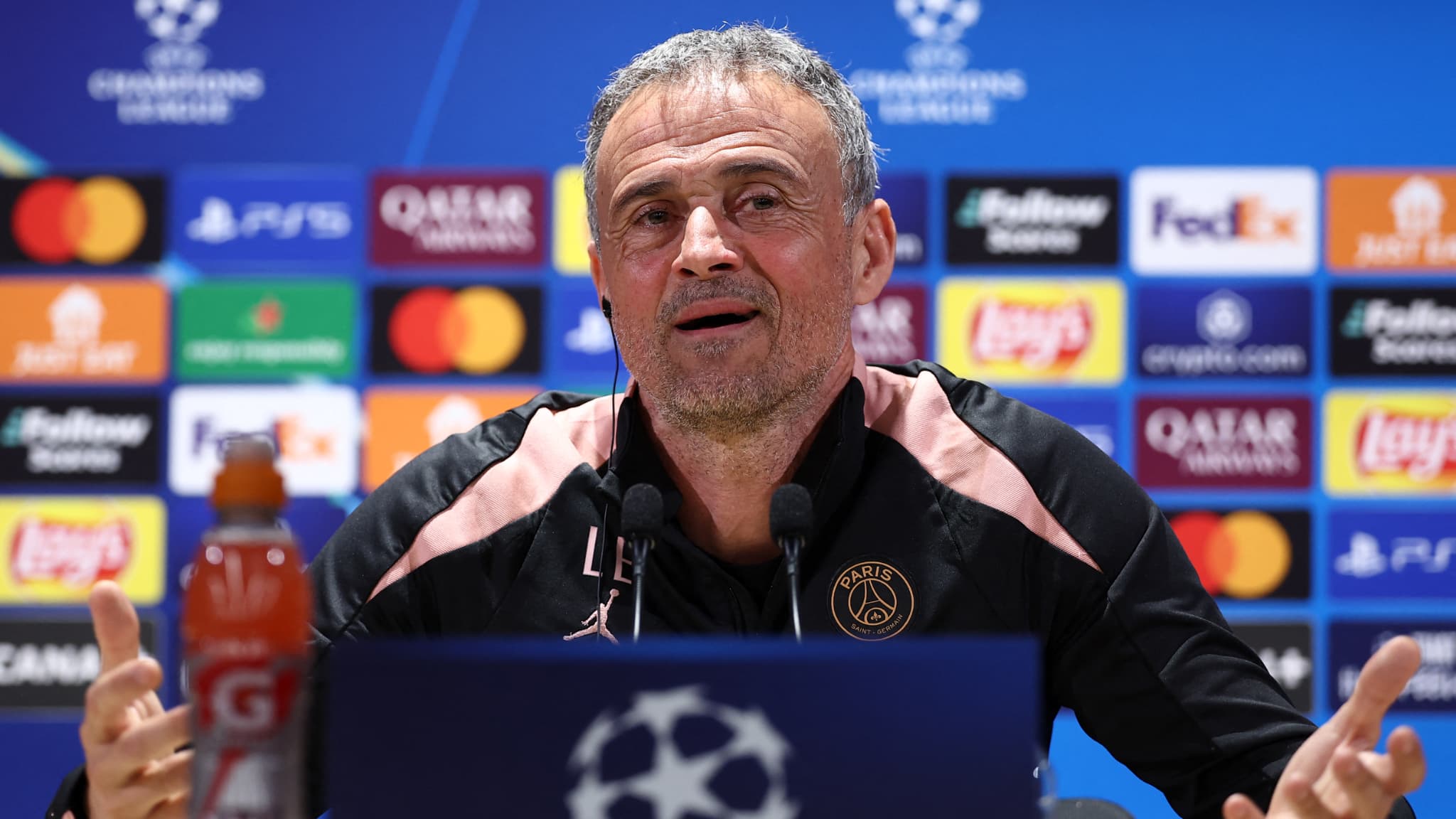 PSG-Liverpool: "Arrêter leurs trois avions de chasse", Luis Enrique et João Neves dévoilent les ...