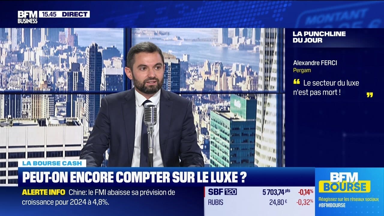 La bourse cash : "Le secteur du luxe n'est pas mort" - 22/10