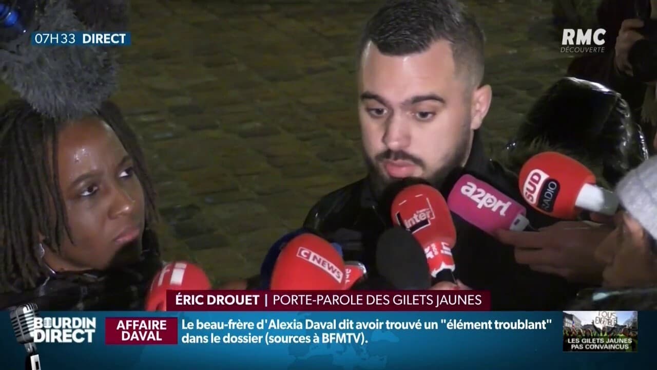 Eric Drouet, porte-parole des "gilets jaunes" annonce un nouveau ...