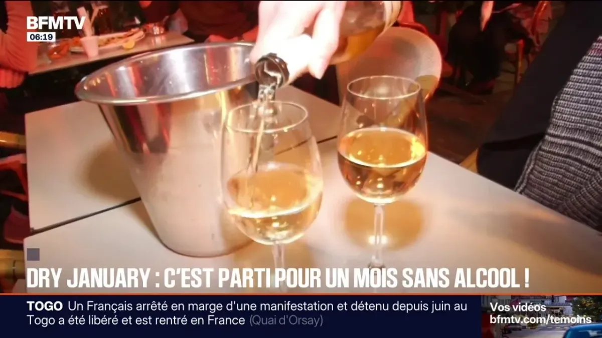 Dry January: après les fêtes de fin d'année, coup d'envoi du mois sans ...