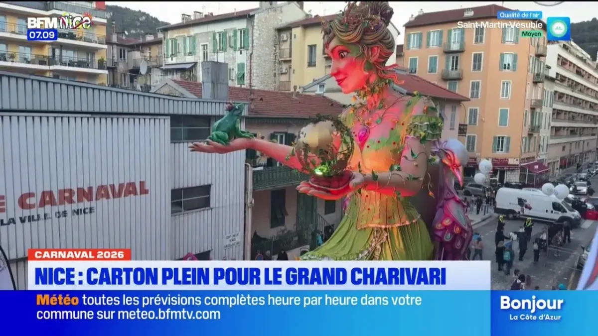 Carnaval de Nice 2026 : sa Majesté la Reine a débuté son règne