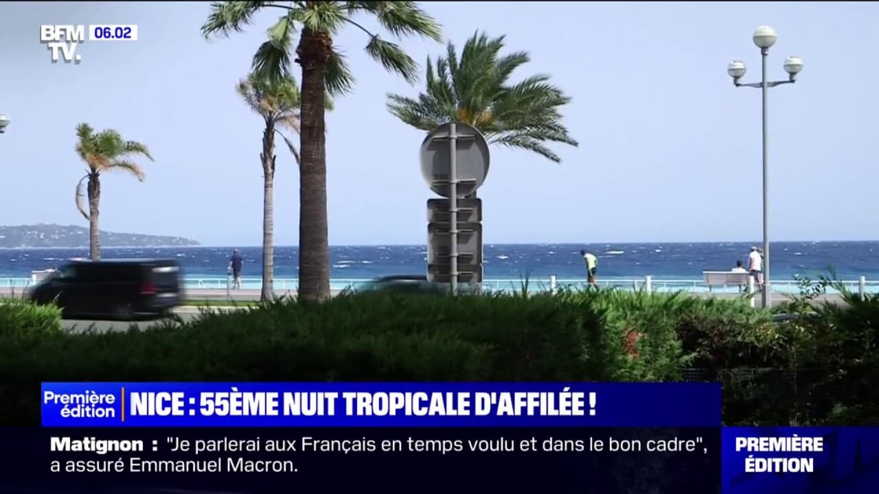 Une 55e nuit tropicale consécutive: à Nice, le thermomètre n'est pas ...