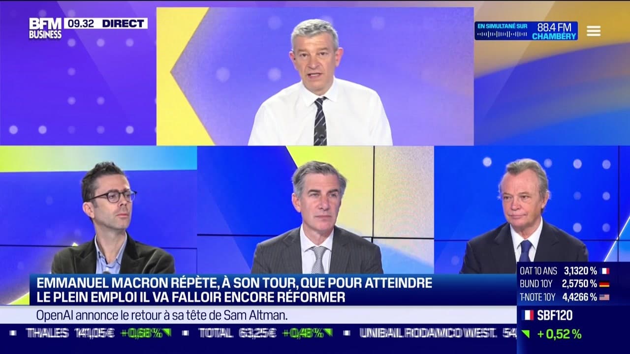Les Experts : Macron répète, à son tour, que pour atteindre le plein ...