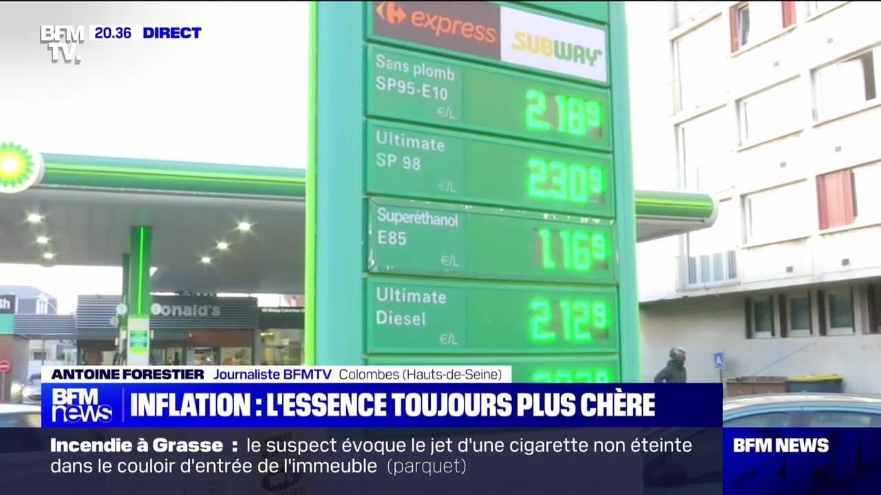 Inflation : l'essence toujours plus chère - 15/08