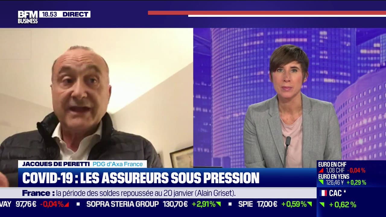 Jacques de Peretti, PDG d'Axa France: le gel des primes est "une piste ...
