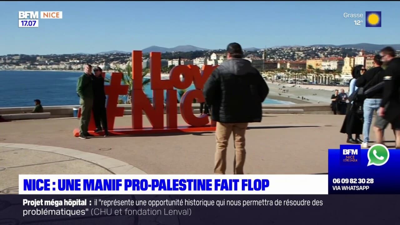 Nice: une action pro-palestine finalement avortée