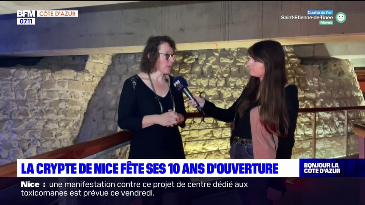 Nice: 10 ans d'ouverture de la Crypte archéologique, classée monument ...