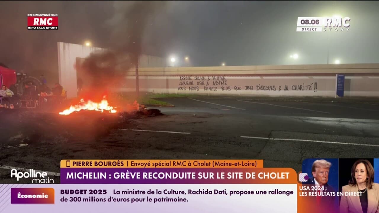 Michelin: la grève reconduite sur le site de Cholet