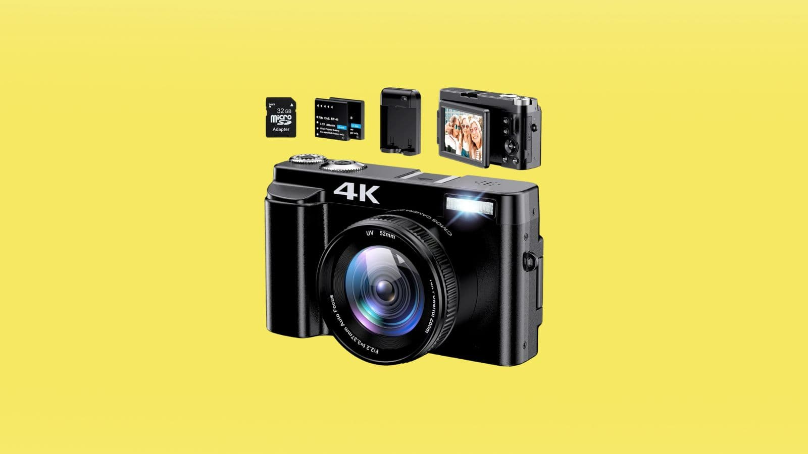 Amazon fait très fort en proposant cet appareil photo numérique 4K à ...