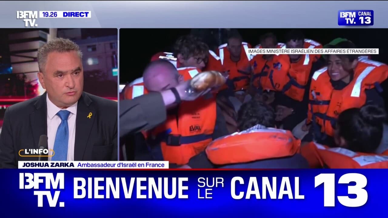 Bateau pour Gaza intercepté: l'ambassadeur d'Israël en France Joshua ...