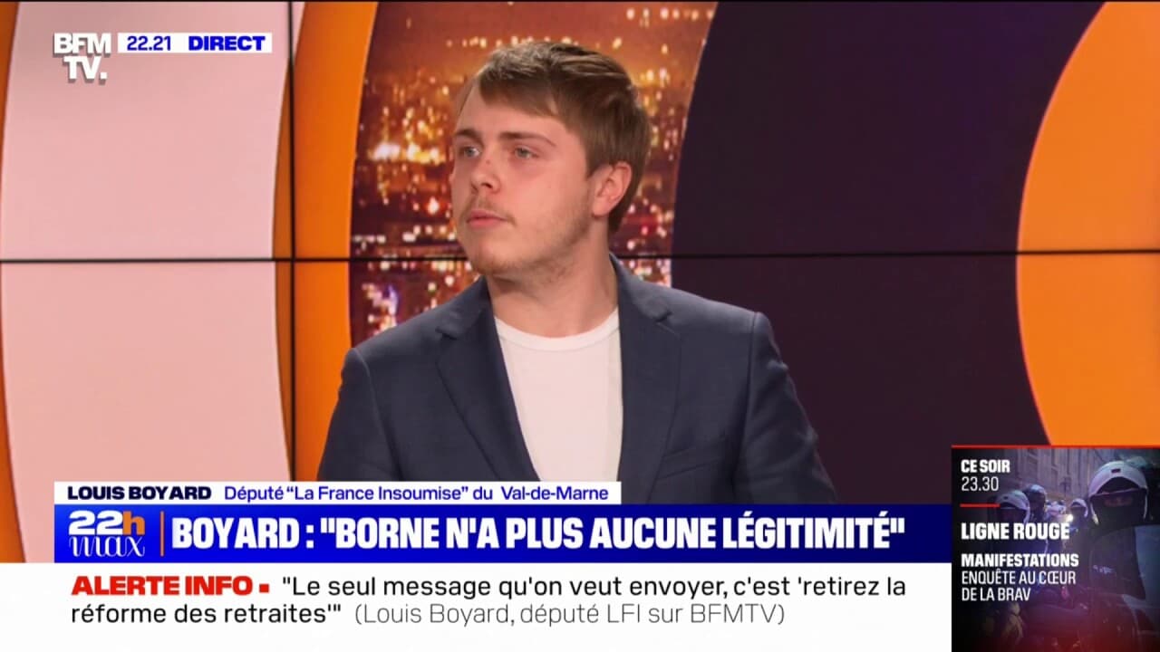 Louis Boyard: "La violence n'est pas une méthode qui permettra la ...