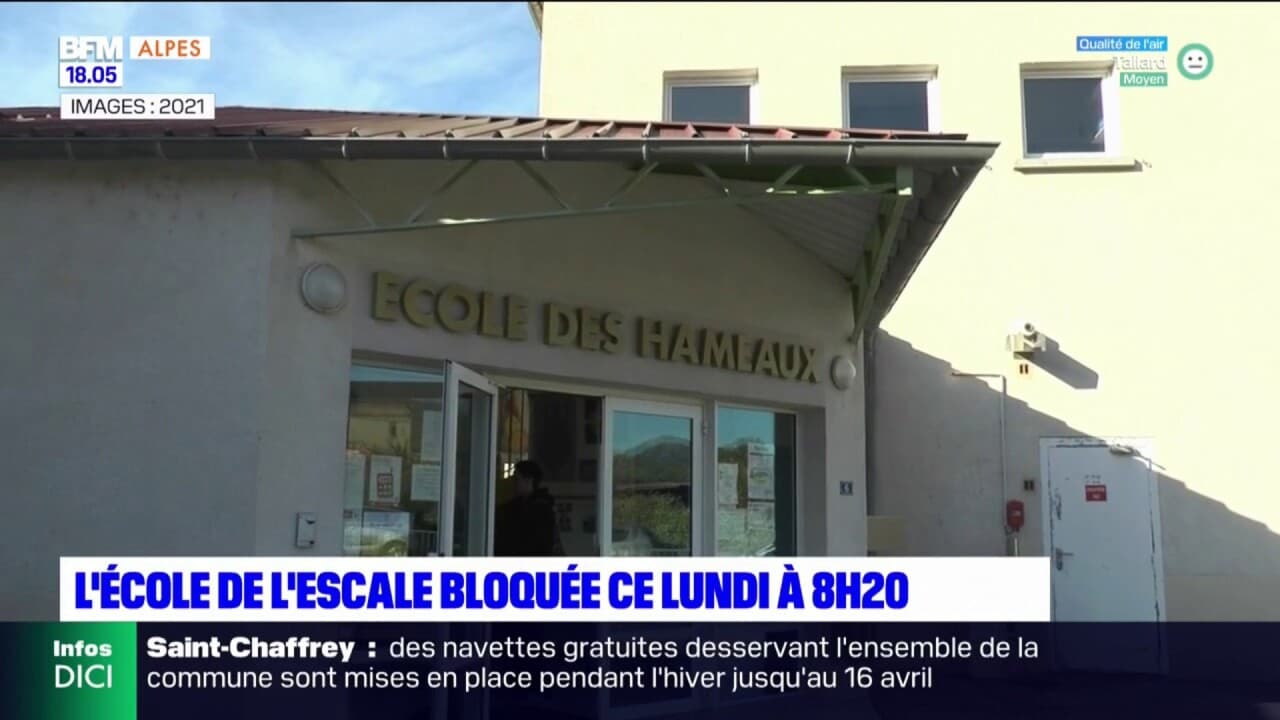 L'Escale: l'école des Hameaux sera bloquée sera lundi en raison d'un ...