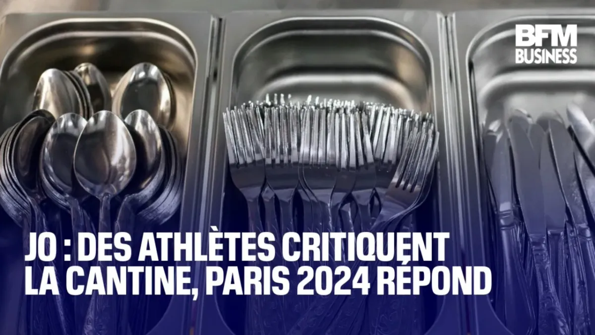 JO : des athlètes critiquent la cantine, Paris 2024 répond