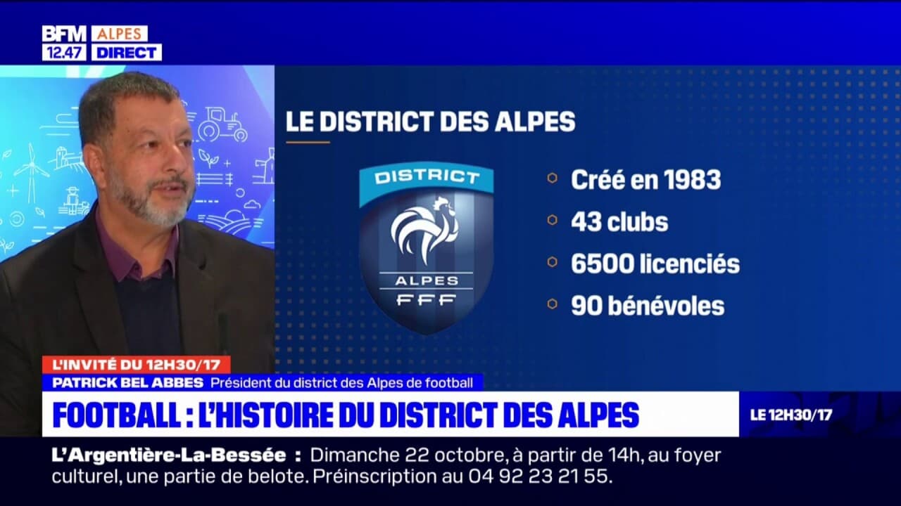 Le district des Alpes de football fête ses 40 ans, on en parle avec son ...