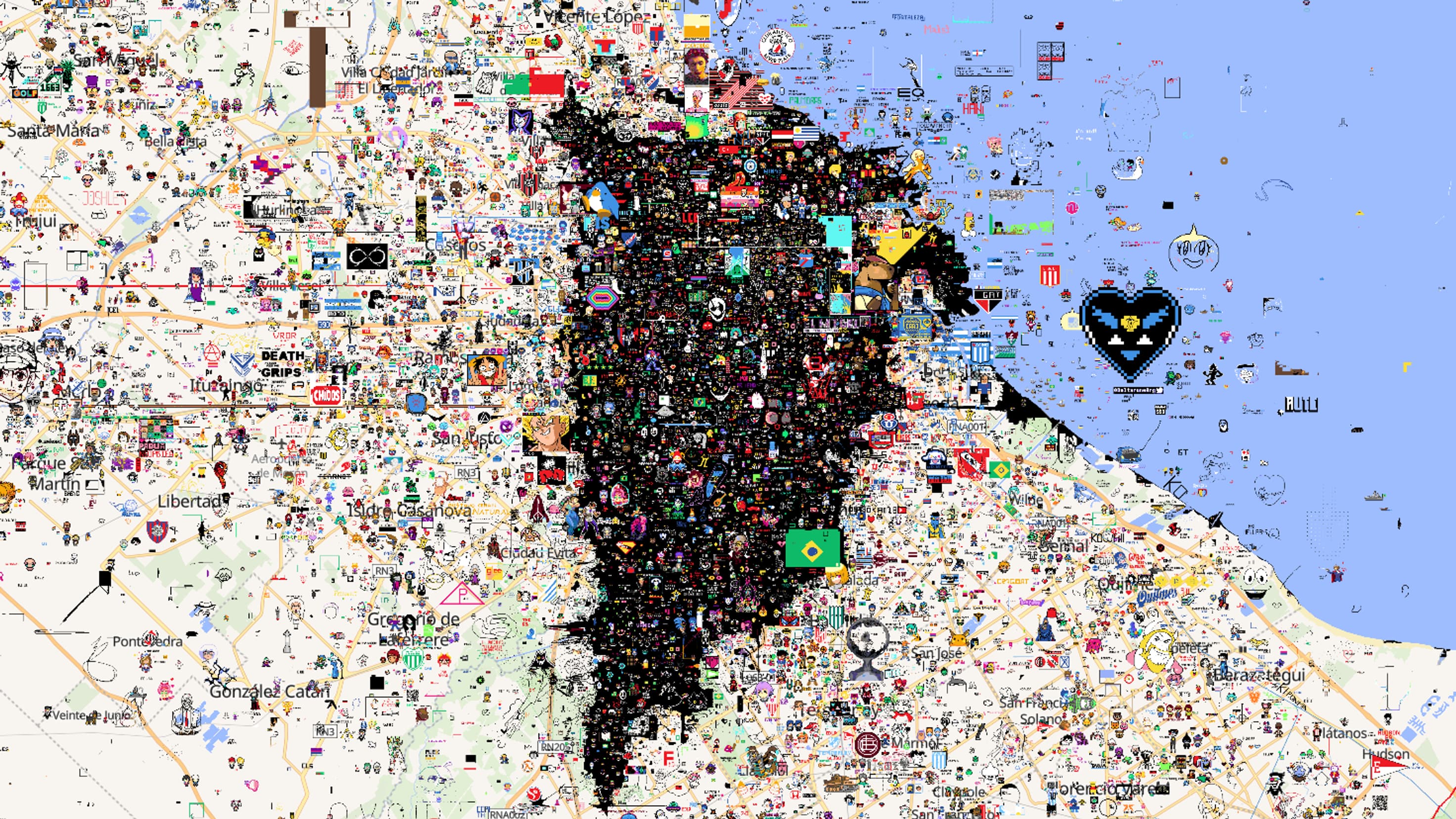 La "Pixel War" est de retour et cette fois les internautes s'affrontent ...