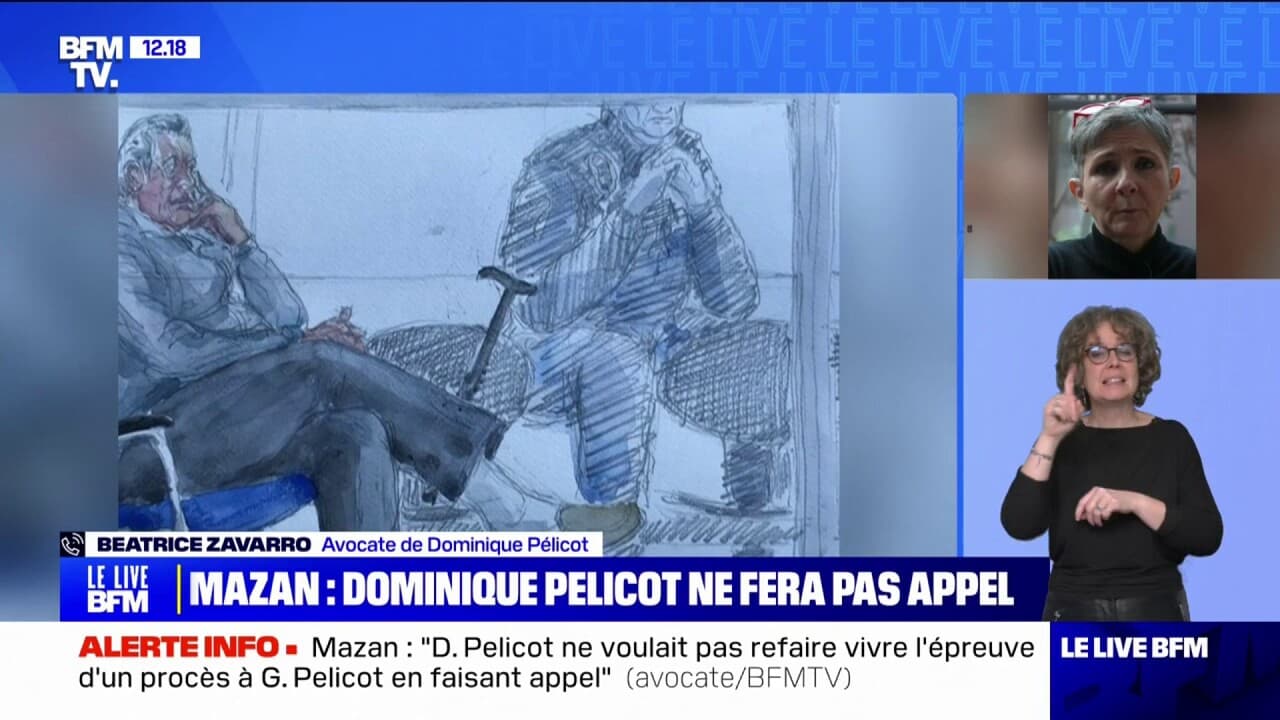 Procès des viols de Mazan: "Il y a eu réflexion" sur l'appel, explique ...