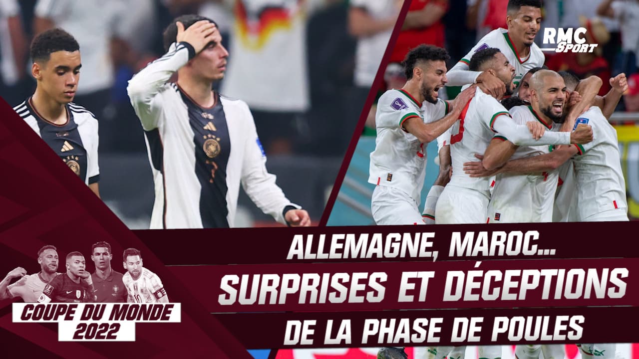 Coupe du monde 2022 : Les 5 belles surprises et 5 déceptions des poules
