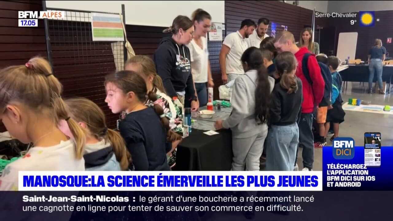 Manosque: la science émerveille les plus jeunes