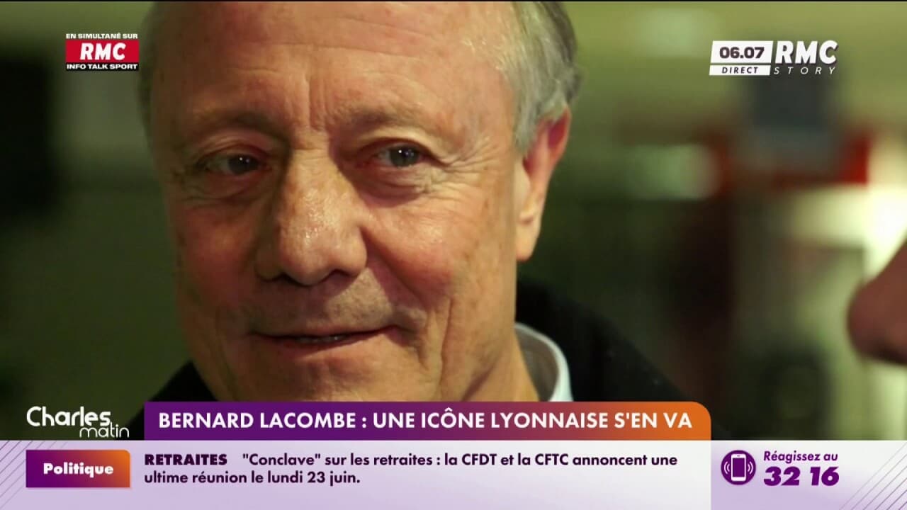 Bernard Lacombe, légende de l'OL et grand nom du foot français, est ...
