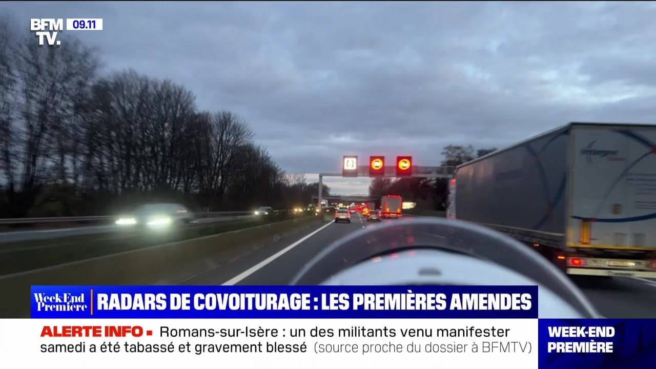 Radars de covoiturage : les premières amendes - 26/11