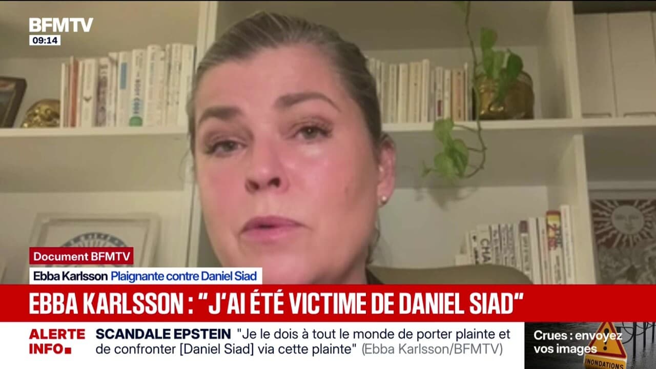 "Je le fais pour qu'une enquête soit ouverte": Ebba Karlsson, ex ...