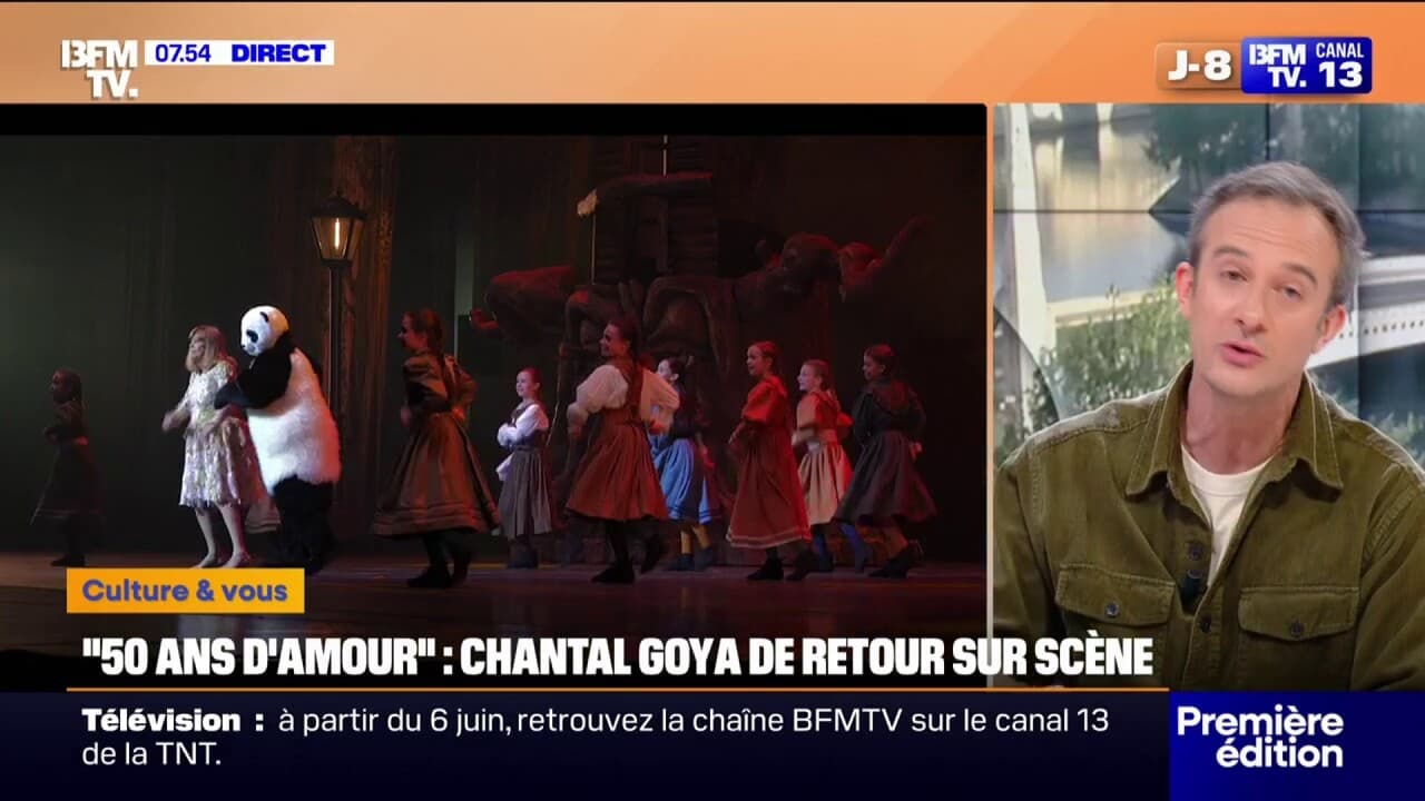 "50 ans d'amour": Chantal Goya est de retour sur scène à 82 ans pour un ...