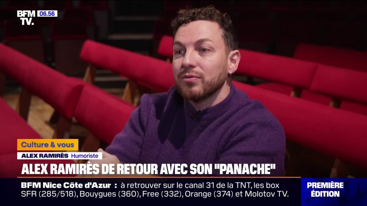 Rencontre avec l'humoriste Alex Ramirès, de retour avec un nouveau spectacle intitulé "Panache"