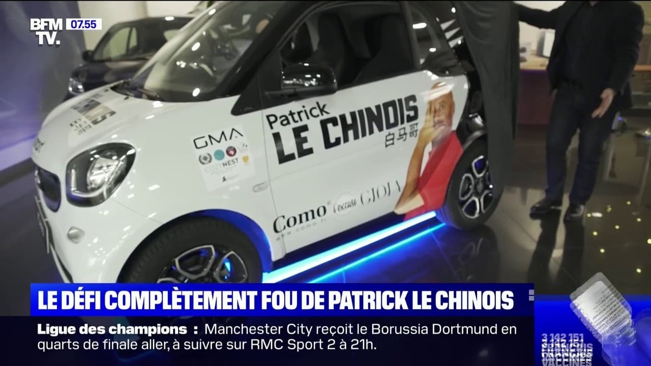 L'humoriste Patrick Le Chinois va rallier la France à la Chine en Smart ...