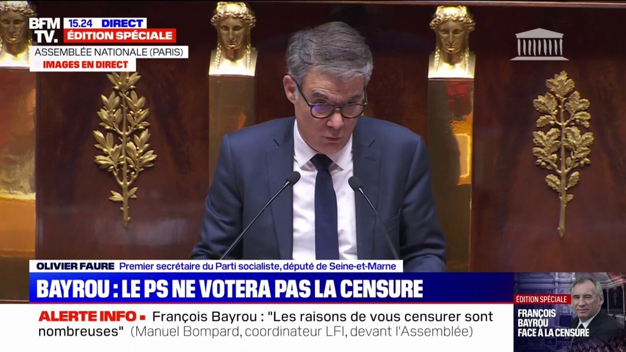 Olivier Faure: "Nous sommes dans l'opposition mais nous avons aussi ...