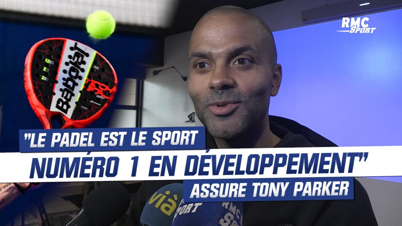 "Le padel est le sport numéro 1 en développement" assure Tony Parker