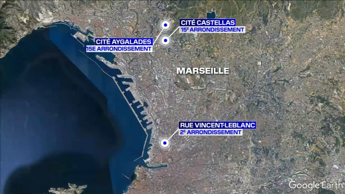 Ce que l'on sait des fusillades qui ont fait trois morts à Marseille dimanche soir