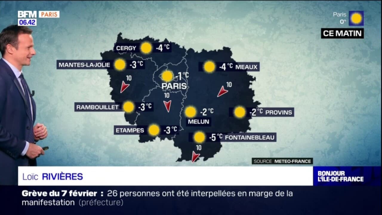Météo Paris-Île-de-France: une journée ensoleillée et des températures ...