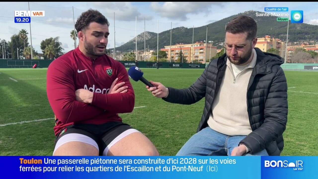 RC Toulon: prolongation, concurrence,... Teddy Baubigny se livre à la ...