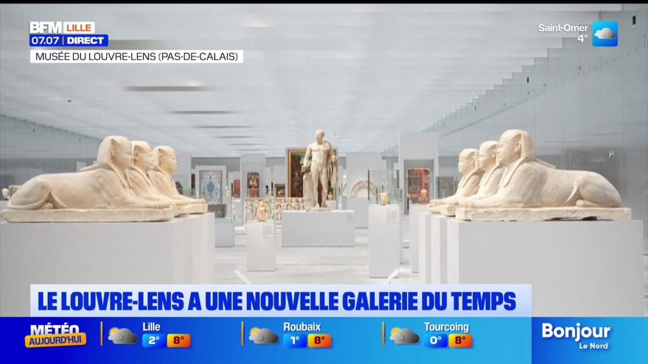 Le musée Louvre-Lens a une nouvelle Galerie du temps