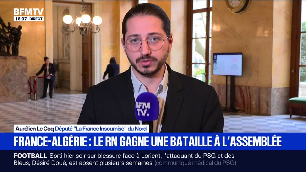 Accords France-Algérie: Aurélien Le Coq (LFI) dénonce "une honte absolue"