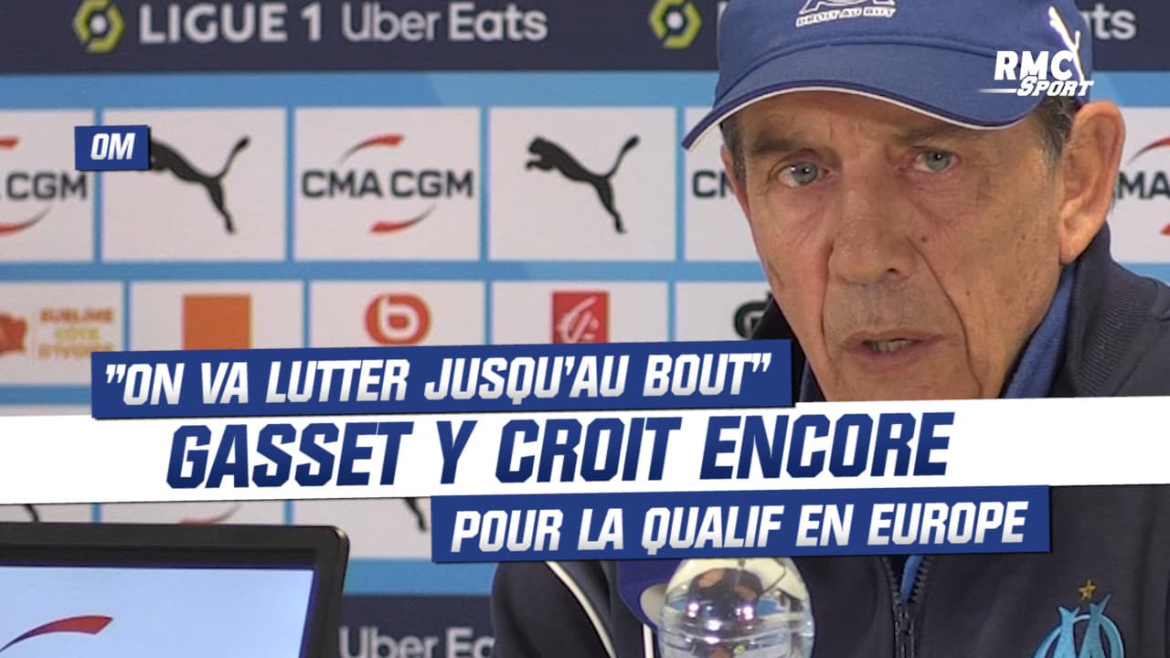OM 2-2 Nice : "On va lutter jusqu'au bout", Gasset croit encore à la ...