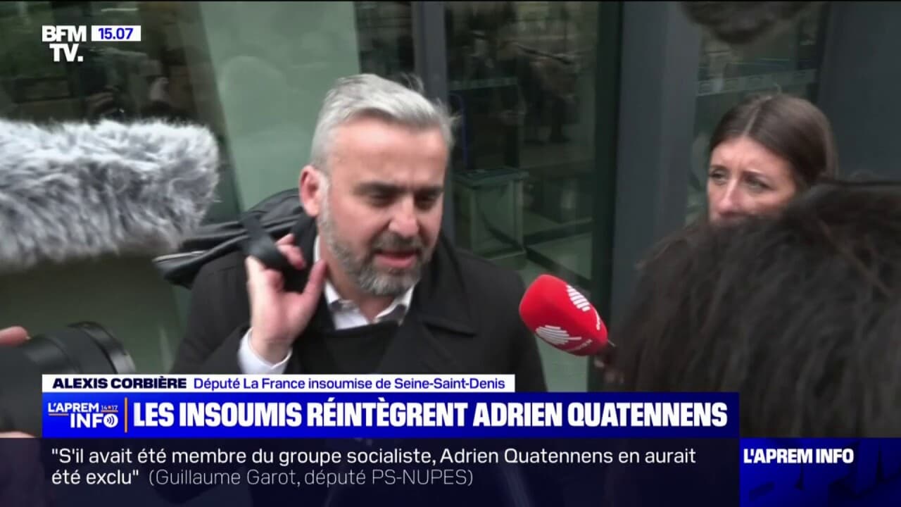 Alexis Corbière sur la réintégration d'Adrien Quatennens: "C'est bien ...