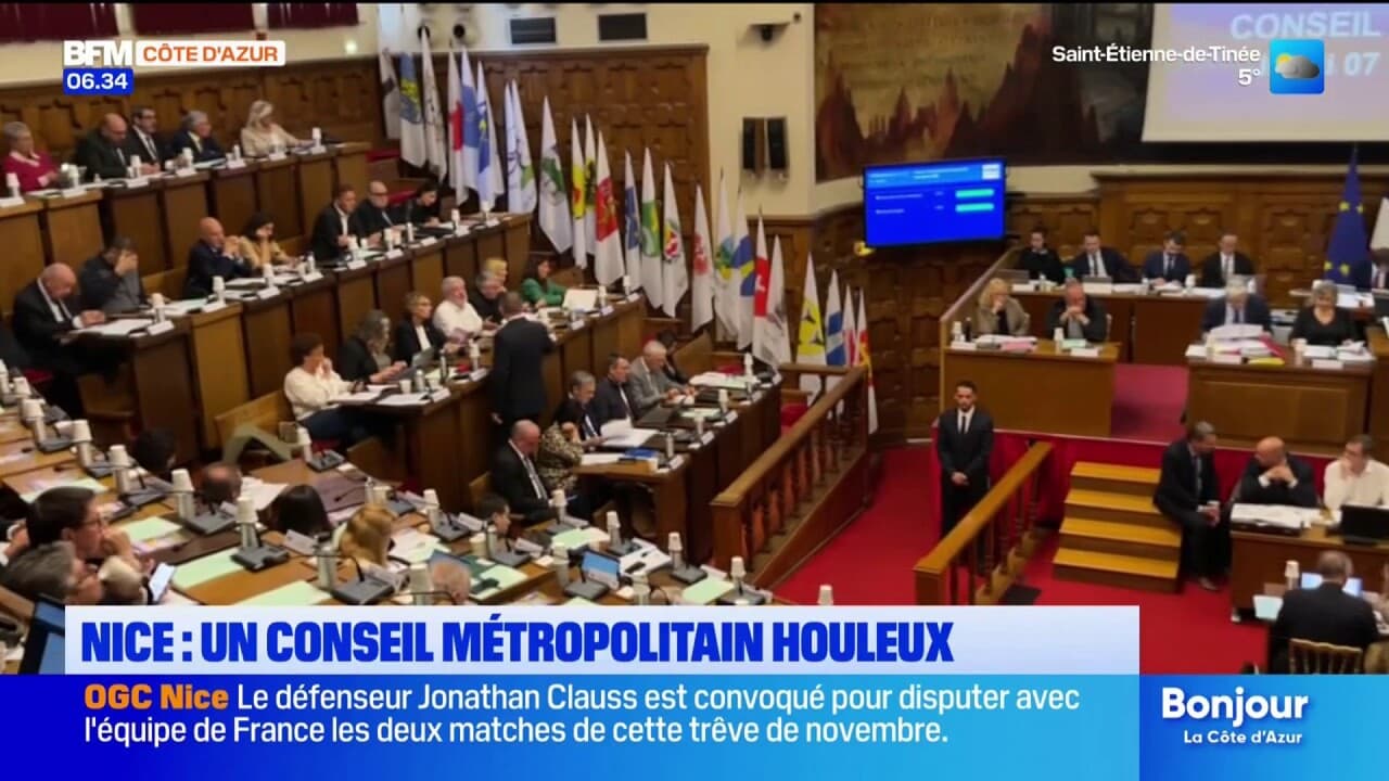 Nice: un conseil métropolitain houleux