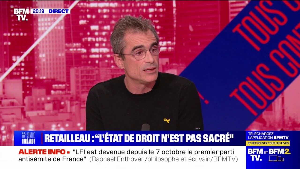 Raphaël Enthoven: "L'État de droit est un pilier absolu qu'il faut ...