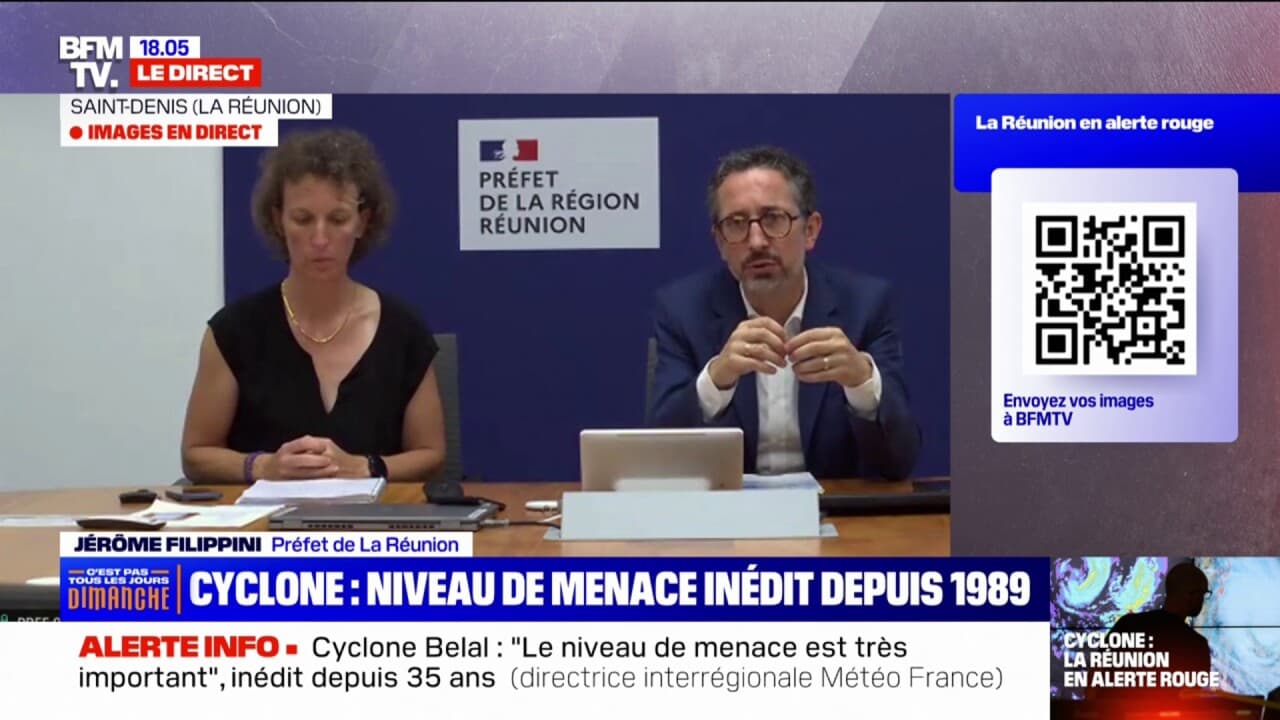 Cyclone Belal: "Des phénomènes de crue comparables à celles qu'on a ...