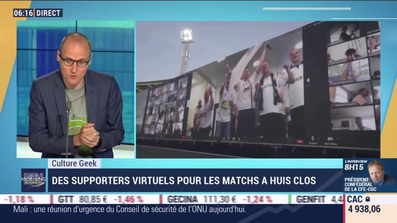 Culture Geek : Des supporters virtuels pour les matchs à huis clos, par Anthony Morel - 19/08