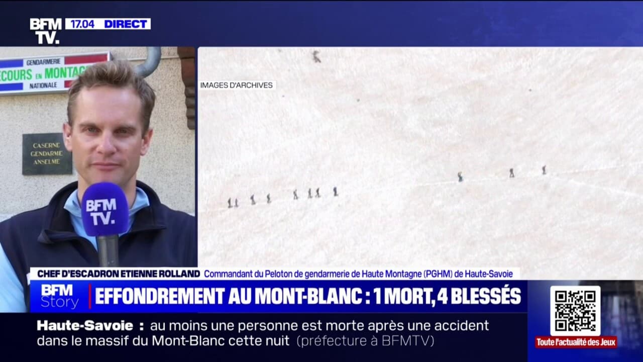 Avalanche au Mont-Blanc: "On déconseille vivement aux alpinistes de ...