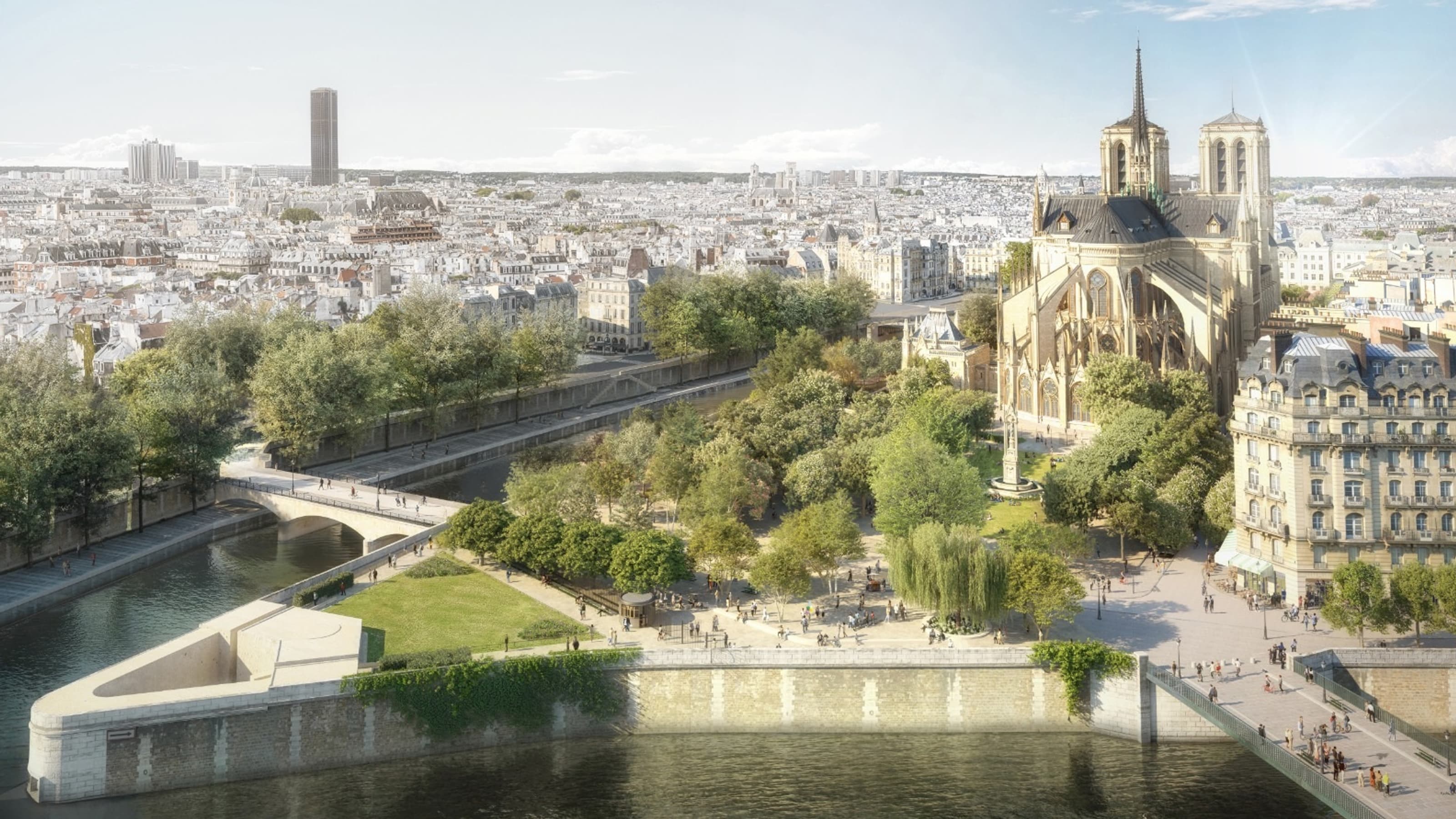 Notre-Dame de Paris: à quoi ressembleront les abords de la cathédrale d ...