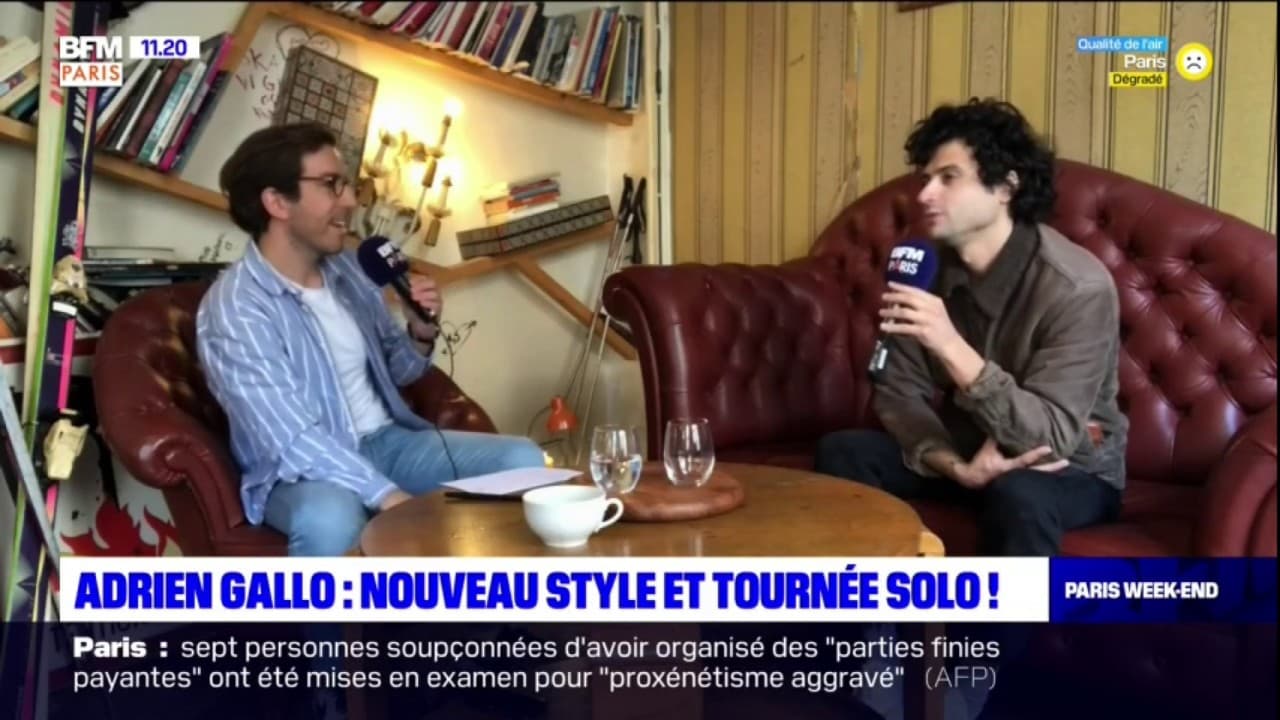 Paris Go : Adrien Gallo en tournée avec son nouvel album solo