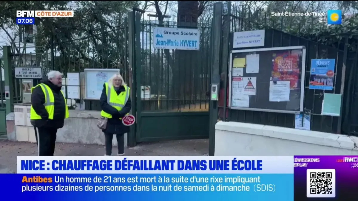 Nice : chauffage défaillant dans une école
