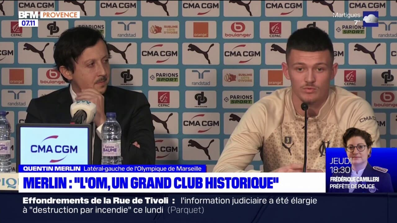 "L'OM, un grand club historique": les premiers mots de la nouvelle ...